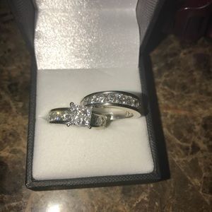 Jewelry | 14k White Gold Wedding Set | Poshmark